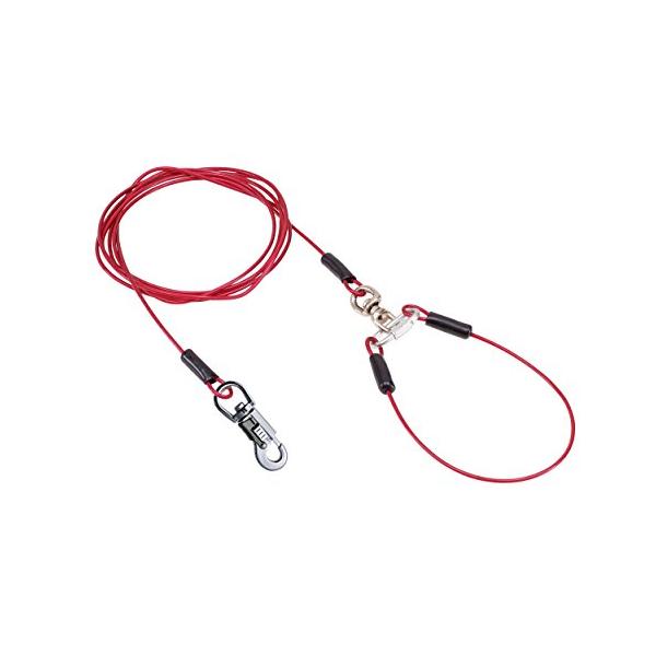 「ペティオ (Petio) タフギア ロングワイヤーチェーン プラス レッド 大型犬用 4.5mm」▼4903588246029▼（商品説明）4.5mmレッド/4.5mm/W24602・Size:4.5mmColor:レッド・パッケージ個数...