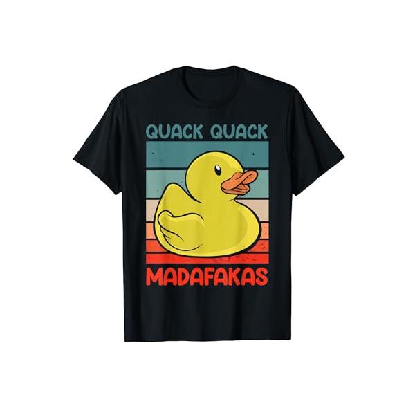 Tシャツブラック/S/-・ゴム製のアヒルまたはゴム製のアヒルを収集しますか？それなら、この面白いアヒルの衣装は、誕生日やクリスマスなどにぴったりですアヒルのファン、ゴム製のアヒルの愛好家、または池の所有者への独創的な贈り物。・アヒル、アヒル...