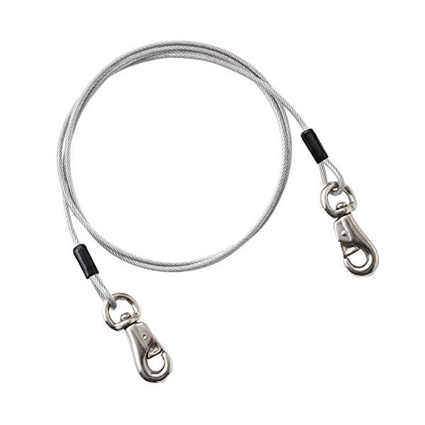 「ペティオ (Petio) ストロングワイヤー 超大型犬用 DX 300cm」▼4903588507304▼（商品説明）DX 300cmシルバー/DX 300cm/W50730・Size:DX 300cm・パッケージ個数:1・本体サイズ (...