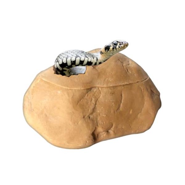「Archnote 蛇 ヘビ シェルター 隠れ家 ロックシェルター 家 テラリウム 巣穴 ハウス オブジェ 石 岩 小」▼4570188813793▼（商品説明）カジュアル-/小/-・Size:小・蛇 ヘビ シェルター:蛇の健康と快適さを追...