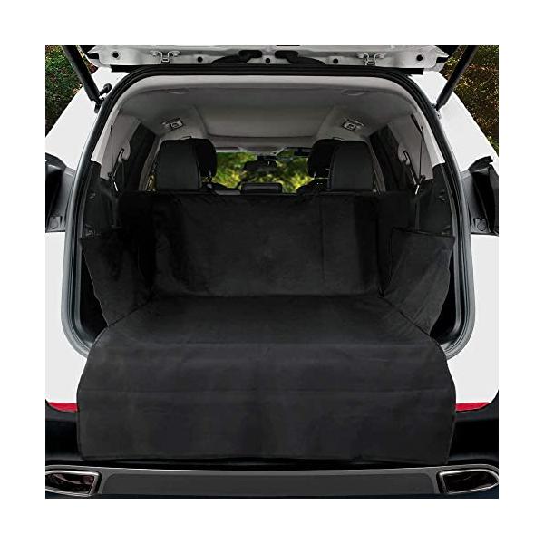 「Temiry 車用 ラゲッジマット 撥水 荷台マット 汚れに強い 後部座席 滑り止め カー汎用品 600D オックスフォード 耐久性 ワンタッチ」▼770887315398▼（商品説明）185*105*35cm汎用・車種汎用ラゲッジマット...