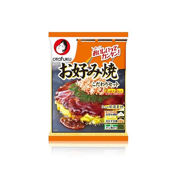 「オタフクソース お好み焼こだわりセット 4人前×3袋」▼4950612491047▼（商品説明）-/240グラム (x 3)/4950612491047・パッケージ個数:3・原材料 : お好み焼粉小麦粉(国内製造)、やまいも粉、昆布エキス...
