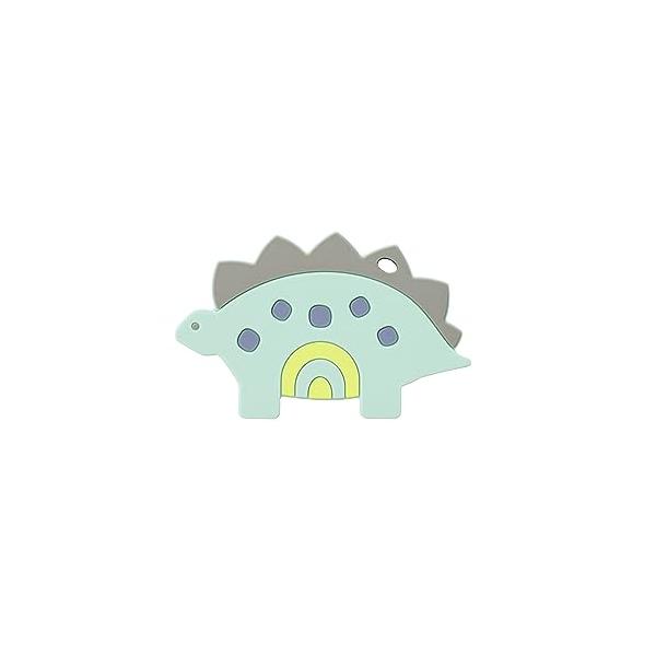 ダイナソー/ミント/-/-・パッケージ個数:1・くすみカラーのかわいい歯がため