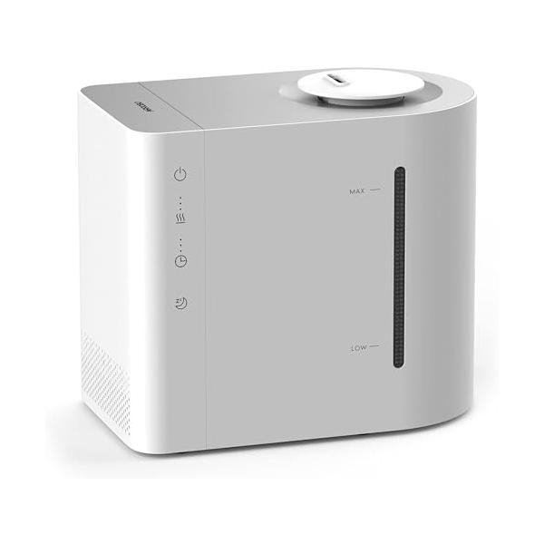 「加湿器 卓上 加湿量最大300ml/h 4.3L大容量 28畳対応 26dB 静音 超音波式 43時間連続稼働 上から給水 次亜塩素酸水対応 お」▼▼（商品説明）ホワイト/Large/-・「見た目は小型、驚くべき便利さ」最大300ml/h...