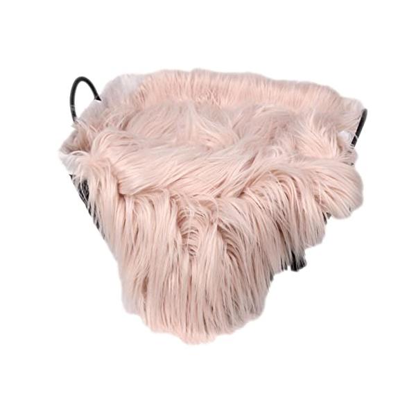 「エイタイル ベビーブランケット 撮影用 赤ちゃん用マット 写真撮影 撮影用ベビーブランケット 赤ちゃん用写真マット ファー (ピンク)」▼4582643860341▼（商品説明）ピンク/60L x 50W cm/-・Color:ピンク・可...