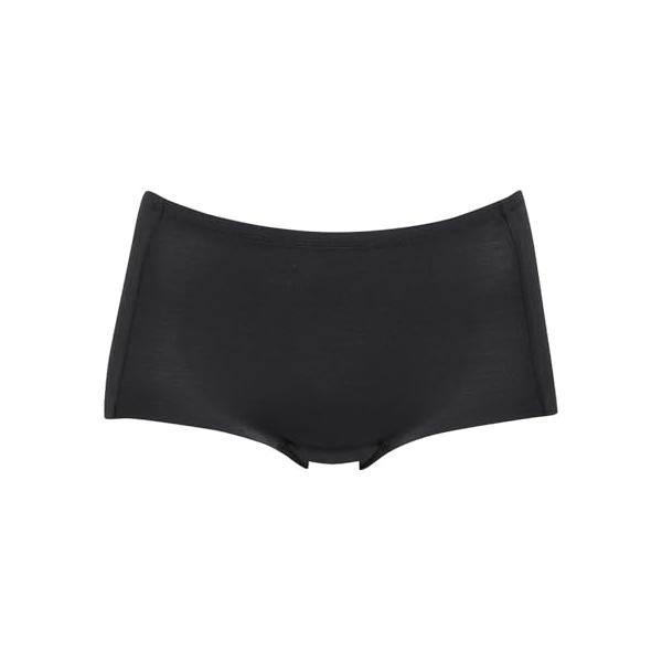 はきこみ丈ふかめBL/LL/EC8520・Size:LLColor:BL・羽付きナプキンに対応する「ナイト用」サニタリーショーツ・ここちよいフィット感身生地部は伸びのよいオーガニックコットン混素材を使用・ズレにくいバック部分はギャザーテープ...