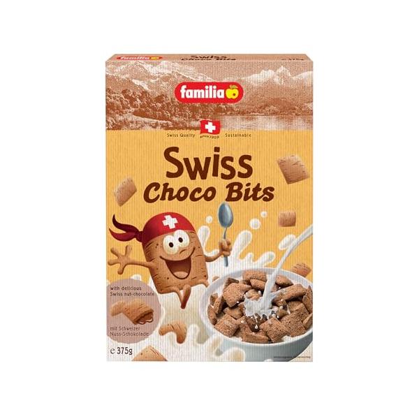 「ファミリア スイスチョコビッツ 375g」▼7610023052806▼（商品説明）-/375グラム (x 1)/20215・FlavorName:6.スイスチョコビッツ・パッケージ個数:1・内容量:375g・カロリー:50g当たり 22...