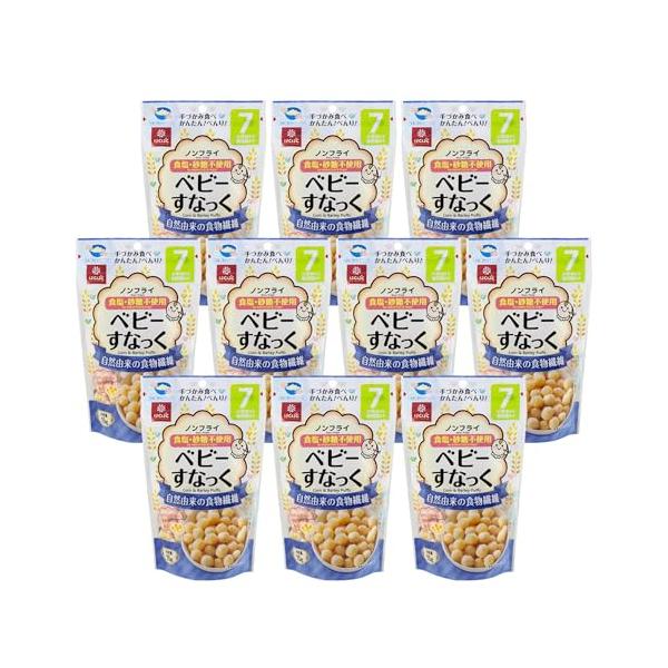 「はくばく ベビーすなっく 15g×10袋7ヶ月頃から」▼4902571959311▼（商品説明）10袋‐/15g/-・原材料：挽割とうもろこし(国内製造)、大麦粉・商品サイズ(高さ×奥行×幅)：10.5cm×21.1cm×35.7cm商品...