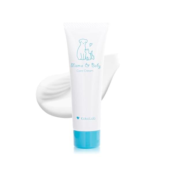「ここラボ ママ&amp;ベビーケアクリーム 30g｜約7500億個のヒト由来乳酸菌（美肌菌）配合 肌荒れ・乾燥肌からデリケートゾーンケアまで」▼4580576670037▼（商品説明）White/30グラム (x 1)/B07N7F9Z2...