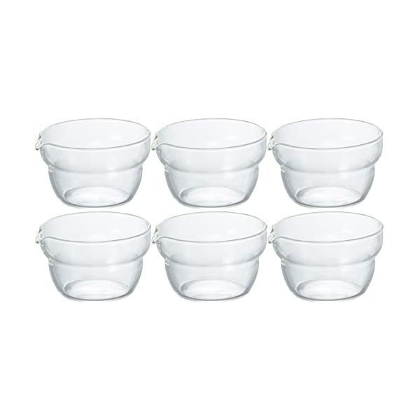 6個セットクリア/100mL/なし・Size:100mLPatternName:6個セット・パッケージ個数:1・サイズ(約):幅8.2×奥行8.6×高さ5.0cm、口径/8.2cm、実用容量:100ml・本体重量(約):1個/70g・素材・...