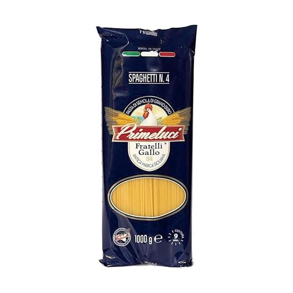 「プリメルーチ ガッロ パスタ スパゲッティ No.4 1.9mm 1kg」▼8003477100046▼（商品説明）1.9mmスパゲッティ-/1kg/-・FlavorName:1.9mmスパゲッティ・パッケージ個数:1・原材料:デュラム小...