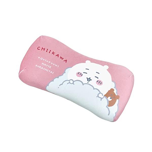 ちいかわお昼寝ちいかわ ピンク/Small/4621075・Color:ちいかわ ピンク・パッケージ個数:1・ちいかわのトータルコーディネート寝具シリーズ。・腰当てやお昼寝枕にも使いやすい30x15cmサイズ。・マイクロ生地でやさしい肌ざわ...