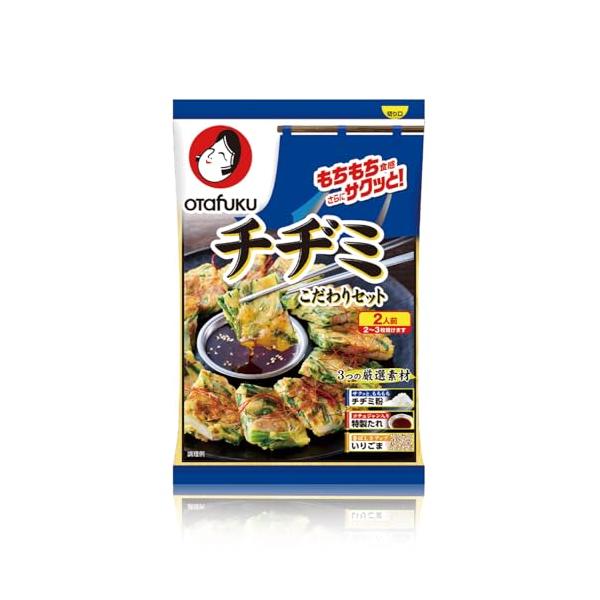 白/-/-・原材料:［チヂミ粉］小麦粉（国内製造）、砂糖、おから粉末、食塩／ベーキングパウダー、調味料（アミノ酸等）、（一部に小麦・大豆を含む） ［特製たれ］醸造酢、糖類（ぶどう糖果糖液糖、ぶどう糖）、醤油、食塩、発酵調味料、食用ごま油、コ...
