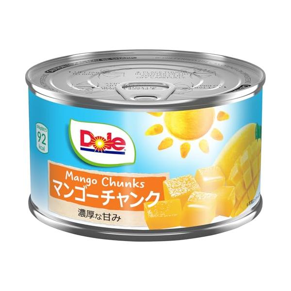 「ドール 缶詰 マンゴーチャンク 234g Dole」▼▼（商品説明）缶詰商品紹介  商品紹介 南国タイのマンゴーを一口サイズにカットししっかりとした甘さのヘビーシロップに漬けました。ヨーグルトとの相性がよく、トッピングにおすすめです。  ...