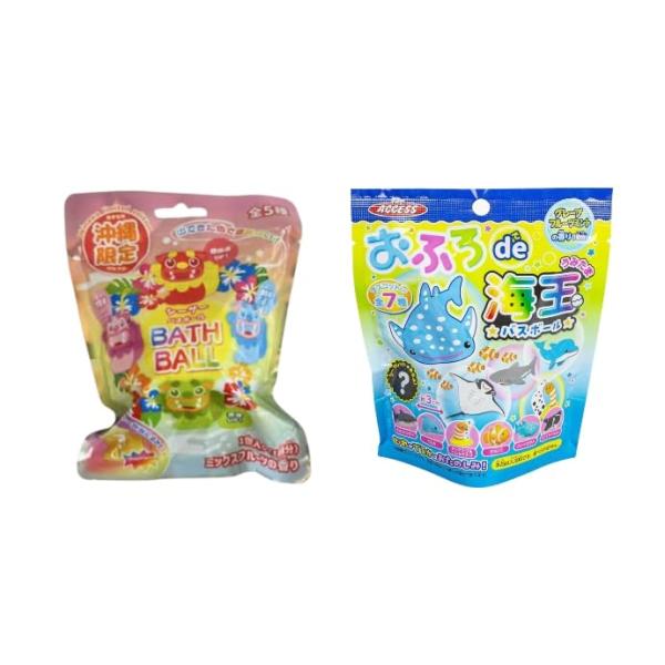 レッド/-/-・シーサーが色とりどり・海の生き物の模様