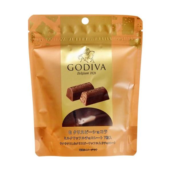 「GODIVA(ゴディバ) G クリスピーショコラミルクワッフルチョコレート 7粒入」▼4531714177703▼（商品説明）-/Pack of 1/-・Size:Pack of 1・パッケージ個数:1・原材料:チョコレート（砂糖、カカオ...