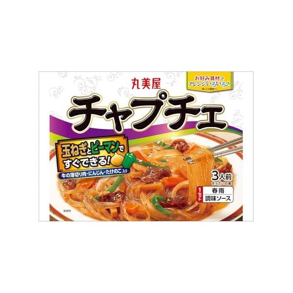 「丸美屋 チャプチェ(春雨付き) 210g×4個」▼4974062093934▼（商品説明）FlavorName:チャプチェ×4個・原材料:［調味ソース］牛肉、野菜（にんじん、筍、にんにく）、醤油、砂糖、ごま油、でん粉、コチュジャン、エキス...