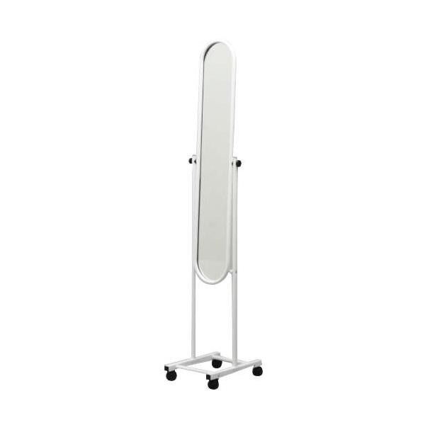 「武田コーポレーション 鏡・ミラー・姿見 スタンドミラー キャスター付き ホワイト C-509WH」▼4545244247577▼（商品説明）スリムホワイト/長さ157 x 幅29.5 cm/C-509WH・Style:スリム・パッケージ個...