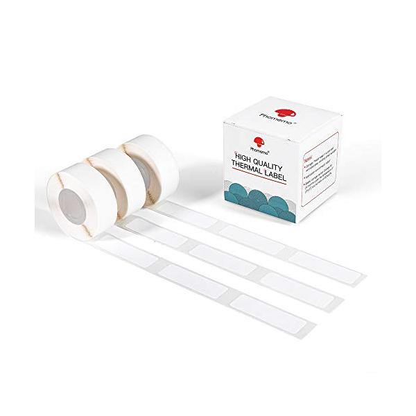 「Phomemo D30ラベルプリンター専用 純正 白地 テープ ラベルシール 黒文字 感熱ロール紙 シール 印刷用紙 接着剤ある 再剥離タイプ」▼6972231451088▼（商品説明）ホワイト/12mm*40mm（矩形）/D30-11・...