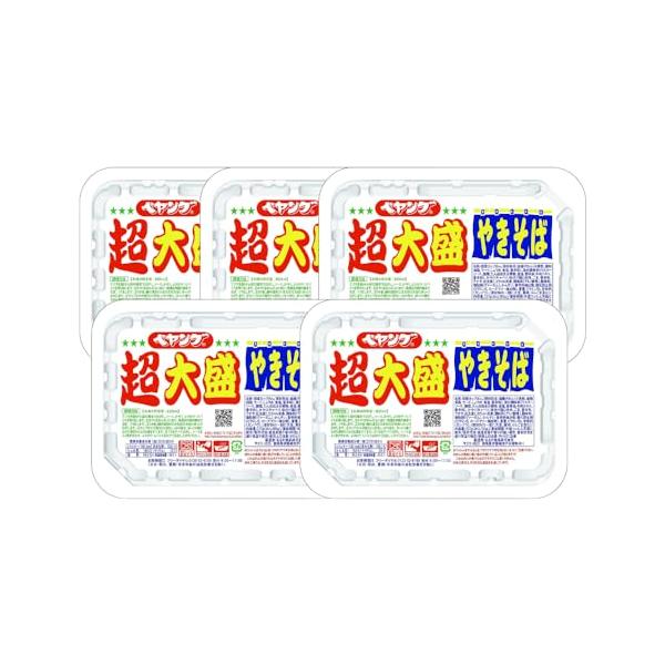 ペヤング ソースやきそばを2倍にボリュームUPしました。 1食で満腹感がしっかり感じられる商品です。 原材料名 油揚げめん（小麦粉、植物油脂、ラード、しょうゆ、食塩、香辛料）、添付調味料（ウスターソース、糖類、たん白加水分解物、食塩、香味油...