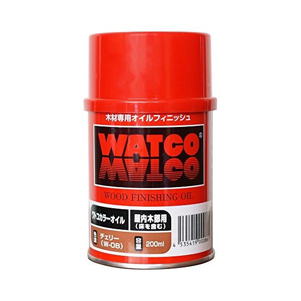 チェリー/200ML/00237670150000・Size:200MLColor:チェリー・パッケージ個数:1・商品詳細 ●亜麻仁油を主成分に塗装しやすい様に配合されたワトコシリーズの原点とも言えるスタンダード製品。用途 ●家具・工芸品な...