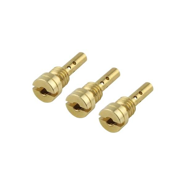 「ポッシュ(POSH) バイク用品 パイロットジェット 3オーバーサイズパイロットジェットセット KEIHIN（ケイヒン） FCR | CVK30」▼4945716149901▼（商品説明）・ゴールド #40#45#50 782405-10...