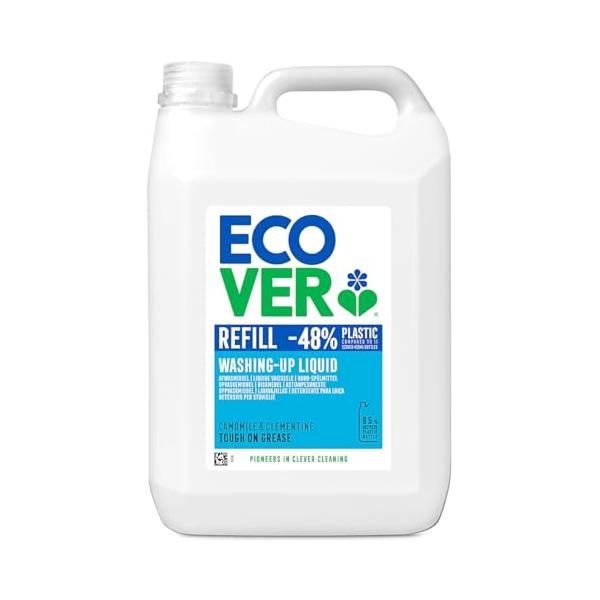 「ECOVER(エコベール) 食器用洗剤 カモミール 大容量 5000ml」▼4538878010242▼（商品説明）新クリア/-/なし・Style:新・パッケージ個数:1・植物由来のエコベール食器用洗剤商品紹介  ●植物由来の洗浄成分を使...