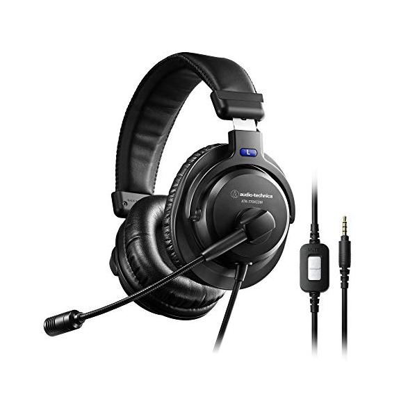 「audio-technica ヘッドセット テレワーク/在宅勤務/実況 ブラック ATH-770XCOM」▼4961310155605▼（商品説明）ブラック/普通/ATH-770XCOM・パッケージ個数:1・狙った音を捉える単一指向性マイ...