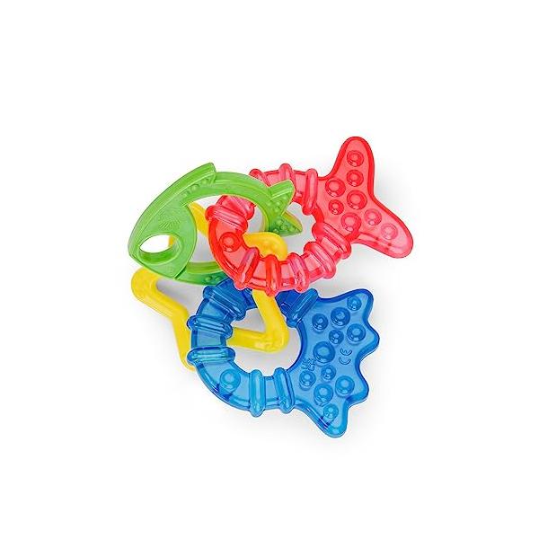 ホワイト/-/16773・海をテーマにした歯固め4個セットです。・青と赤の歯固めは冷蔵庫で冷やしてもお使いいただけます。・BPAフリーで噛んでも安全。