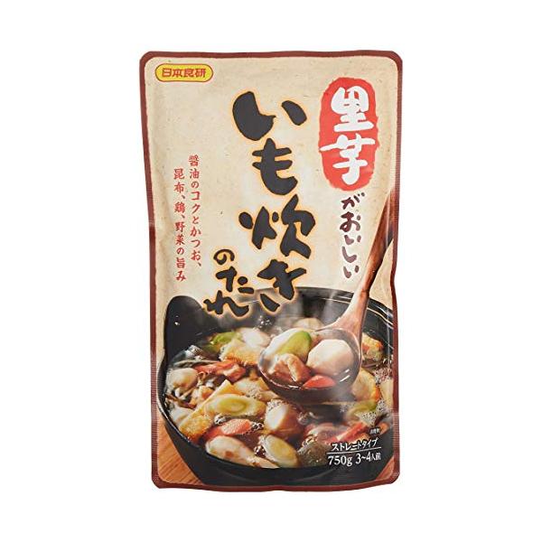 「日本食研 いも炊きのたれ 750g×10袋」▼4904131357544▼（商品説明）-/750グラム (x 10)/-・パッケージ個数:10・原材料:醤油(国内製造)、砂糖、米発酵調味料、蛋白加水分解物、かつおエキス、昆布エキス、チキン...