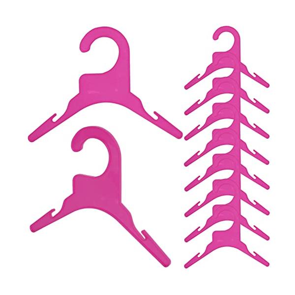 「fogman ペットハンガー 犬 猫 服 専用 プラスチック 洋服 収納 軽量 10本セット (ピンク)」▼4573561135246▼（商品説明）ピンク/19 x 13.5 cm/-・Color:ピンク・パッケージ個数:10・コンパクト...