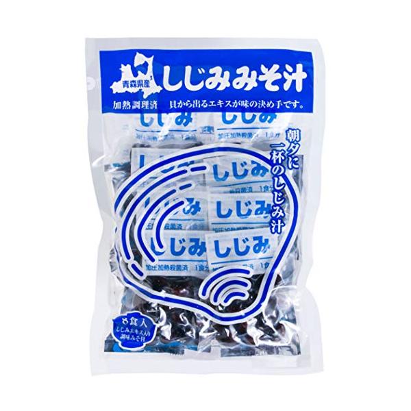 「しじみちゃん本舗 しじみみそ汁 8食セット」▼4539172000113▼（商品説明）しじみみそ汁-/8食 (x 1)/-・Style:しじみみそ汁PatternName:8食セット・パッケージ個数:1・原材料:具:殻付きしじみ(青森県産...