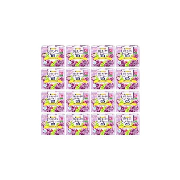 ぶどうミックス+鉄-/125ml(×48本)/-・FlavorName:グレープ・不足しがちな鉄入り。2種のぶどうを使用した果汁50%のすっきりとした甘さのベビー用紙パック果汁飲料。信州松本平のおいしい水仕立て。・ストロー付き紙パック飲料。...
