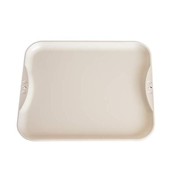 「杉山金属 解凍皿 Newクイッ君 食材をのせるだけでスピード解凍 うま味を逃さず急速冷凍 25×21.5cm KS-3181 ホワイト」▼4900896131818▼（商品説明）・ホワイト Newクイッ君 大 KS-3181 KS-318...