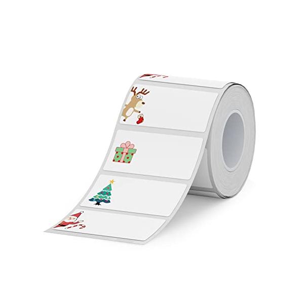 「NIIMBOT ラベルメーカー本物のテープ1.57x 0.78インチ（40 x 20 mm）プリンターステッカーペーパーB1/B21ラベルメーカ」▼▼（商品説明）40*20mm クリスマス/40 x 20 mm/-・Color:40*20...