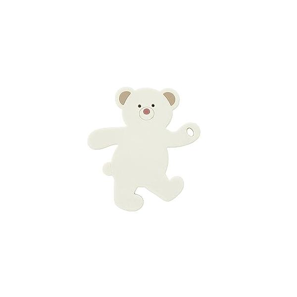 リトルベア/アイボリー/-/-・パッケージ個数:1・くすみカラーのかわいい歯がため