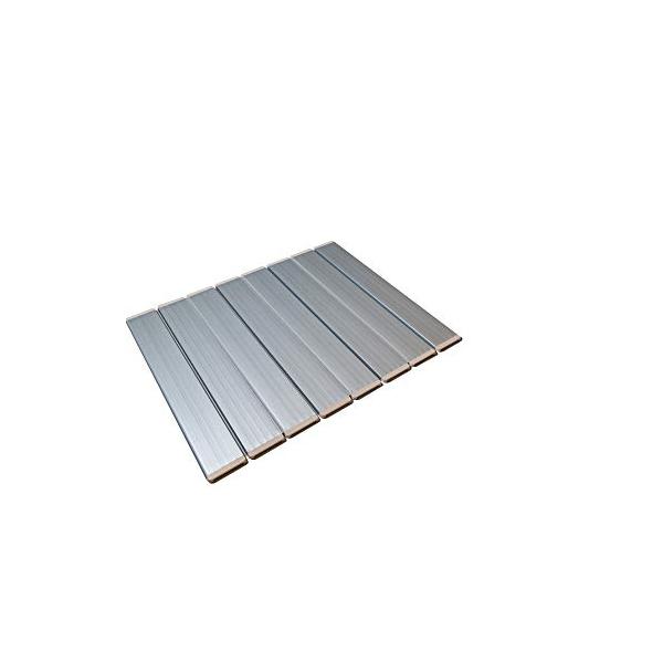 シンプルメタリックグレー/70×79cm/M8・Color:メタリックグレーSize:70×79cm・パッケージ個数:1・本体サイズ:700×795×11mm・本体重量:約1.5kg・適応浴室サイズ:700×800mm用・ミューファンパウダ...