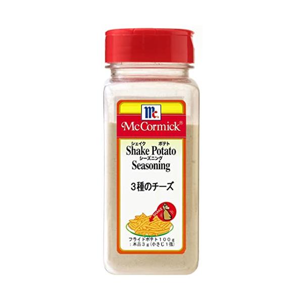 「マコーミック ポテトシーズニング 3種のチーズ 310g（シャカシャカポテト）」▼4903024733298▼（商品説明）-/プラボトル(大)/-・FlavorName:3種チーズSize:プラボトル(大)・パッケージ個数:1・内容量:3...