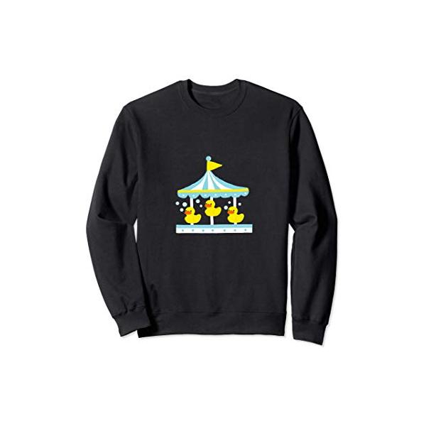 フルジップブラック/S/-・Cute rubber ducky carousel graphic  designed by 'atelier mushroom'・Fun gift idea for loved ones