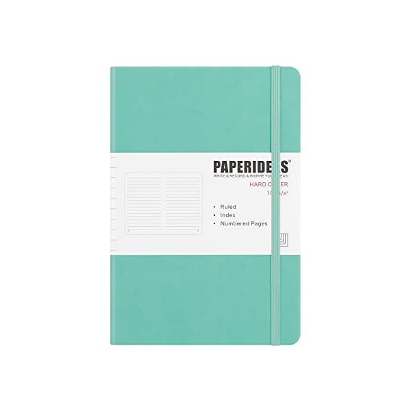 「PAPERIDEAS ノート A5 ハードカバー (横罫 ミントグリーン)」▼6972400200936▼（商品説明）横罫ミントグリーン/A5/-・Style:横罫Color:ミントグリーン・創造性を刺激するような鮮やかなカラーバリエーシ...
