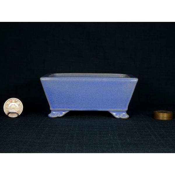 大きさ（横幅11.6　奥9.0　高5.2cm）角山窯幸峰の長方鉢です。落款　角山窯幸峰写真現品年代物ゆえ多少の傷や汚れに関しては御容赦願います。色名釉薬名等に関しては大まかな分類となります。地板等の飾、硬貨、切手、撮影角度支持用の他の物は付...