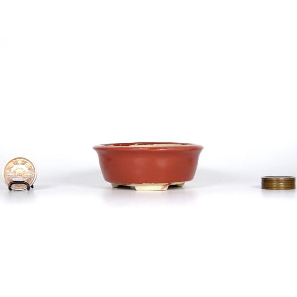 大きさ（横奥7.9　高3.1cm）北近畿方面の陽山窯の鉢です。落款　陽山写真現品年代物ゆえ多少の傷や汚れに関しては御容赦願います。色名釉薬名等に関しては大まかな分類となります。地板等の飾、硬貨、切手、撮影角度支持用の他の物は付属していません...