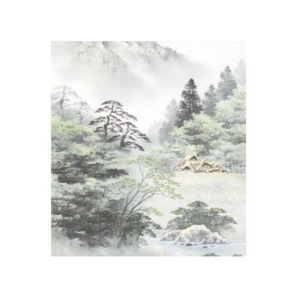 彩色山水の絵が描かれている掛け軸です。 ミニ掛け軸 彩色山水彩色山水の絵が描かれている掛け軸です。ミニ床の間タペストリーに合わせて飾れます。小さいサイズなので、机の上にも飾ることができます。職人が絵と最も合う織物の生地などを選び、手作業でし...
