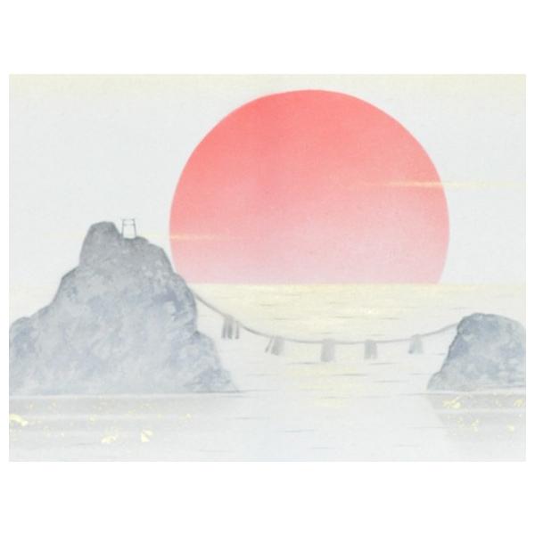 神都の朝の絵が描かれている掛け軸です。 かける軸 神都の朝この掛軸は飾り台にそのまま飾れます。神都の朝の絵が描かれています。朝日が昇ってくる絵なので、正月や新しいことに挑戦するときに飾っていてもいいかもしれません。掛け軸のみでもいいですし、...