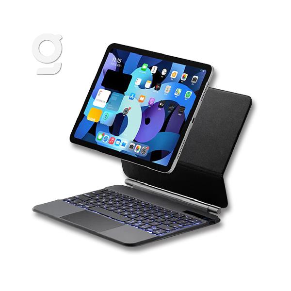 ●iPad Pro / Air用キーボード●12.9インチ用と11/10.9インチ用の２ラインナップ●iPadの横幅とぴったりサイズ●強力磁力でしっかりホールド●自由な角度調整が可能●トラックパッド搭載●暗闇でも使えるカラーLED●約80時...