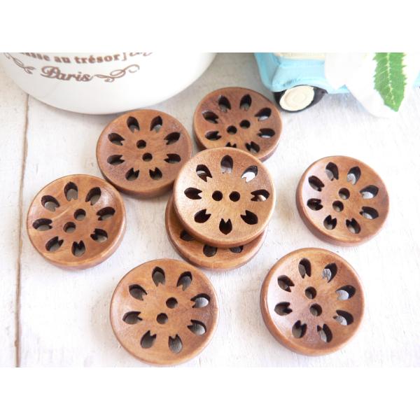 新品素材：ウッド【サイズ】18mm★色柄のあるものは、アソートになりますので、柄はお選びいただけません。　お写真ない柄が入る場合もございます♪☆海外輸入品のため、色むら、プリントの不鮮明やズレ、ロットによる色味の違いなど多少作りが雑な場合が...