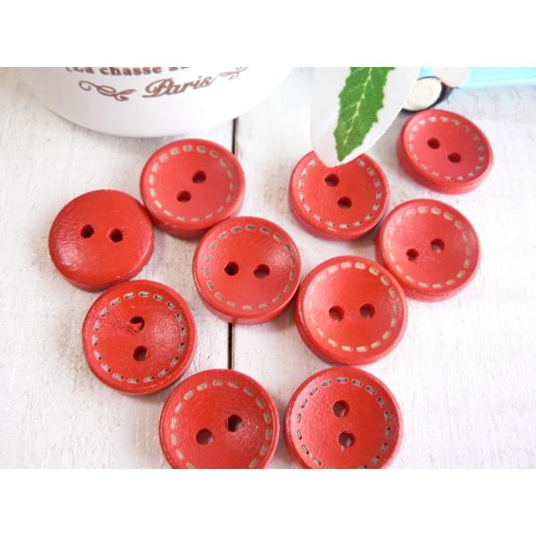 新品素材：ウッド【サイズ】直径15mm★色柄のあるものは、アソートになりますので、柄はお選びいただけません。　お写真ない柄が入る場合もございます♪☆海外輸入品のため、色むら、プリントの不鮮明やズレ、ロットによる色味の違いなど多少作りが雑な場...