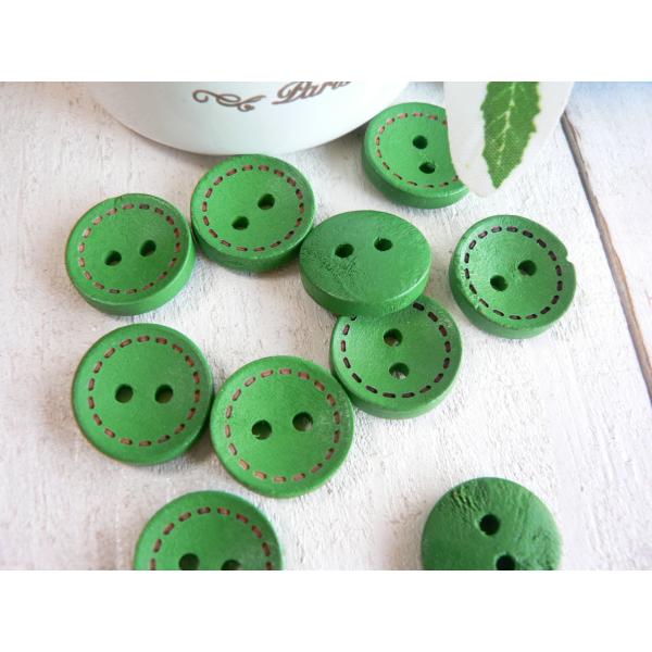 新品素材：ウッド【サイズ】直径15mm★色柄のあるものは、アソートになりますので、柄はお選びいただけません。　お写真ない柄が入る場合もございます♪☆海外輸入品のため、色むら、プリントの不鮮明やズレ、ロットによる色味の違いなど多少作りが雑な場...