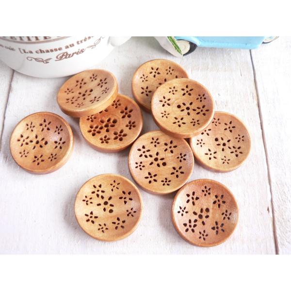 新品素材：ウッド【サイズ】直径：20mm★色柄のあるものは、アソートになりますので、柄はお選びいただけません。　お写真ない柄が入る場合もございます♪☆海外輸入品のため、色むら、プリントの不鮮明やズレ、ロットによる色味の違いなど多少作りが雑な...