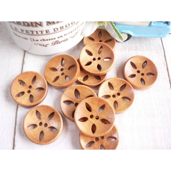 新品素材：ウッド【サイズ】直径：20mm★色柄のあるものは、アソートになりますので、柄はお選びいただけません。　お写真ない柄が入る場合もございます♪☆海外輸入品のため、色むら、プリントの不鮮明やズレ、ロットによる色味の違いなど多少作りが雑な...